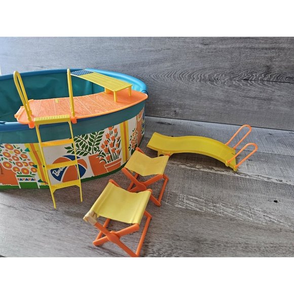 Mattel | Toys | Vintage Barbie Pool Party Swimming Pool 973 Not ...